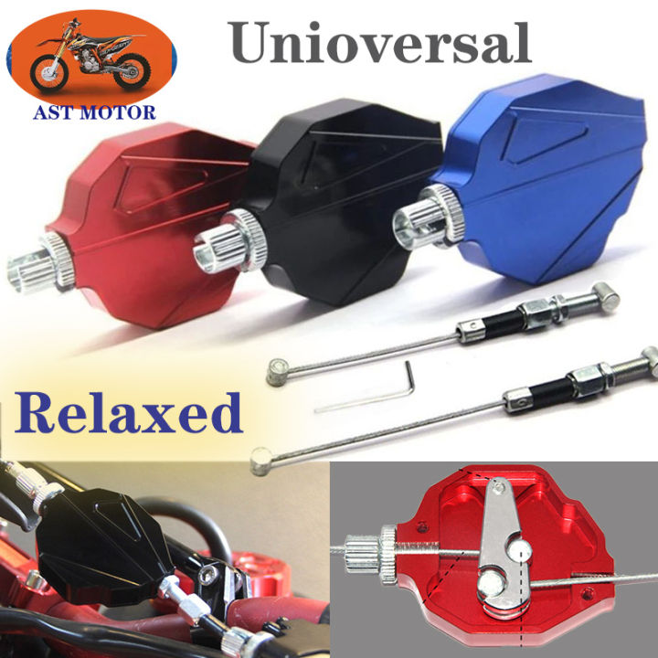 ASTMOTOR Universal Motorcycle Clutch Lever Easy Pull Cable System CNC ...