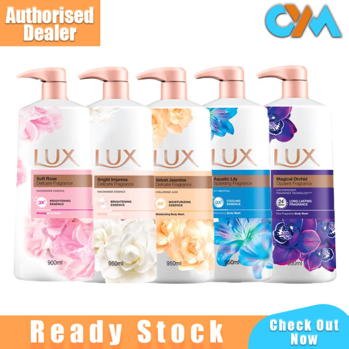 Lux Body Wash Shower Gel 950ml Magical Orchid /Soft Rose /Velvet Jamine /Aquatic Lily /Bright ...