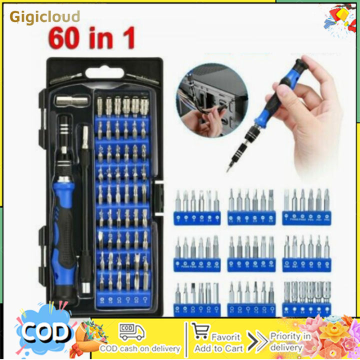 60-in-1 Portable Computer Repair Kit Professional Pc Precision ...