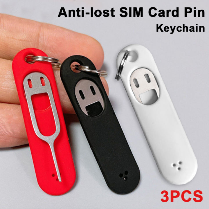 Anti-Lost Sim Card Pin Needle with Storage Case Key Tool Mobile Phone ...