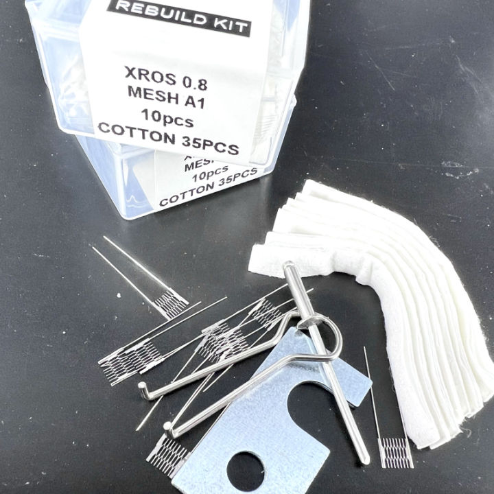 Rebuild kit for XROS 0.8 ohm mesh coil with tool kit, RBK coil kit buy ...