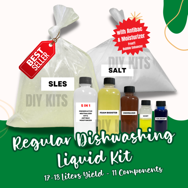 [REG] Dishwashing Liquid Kit 17 Liters Yield with Procedure WITH FREE ...