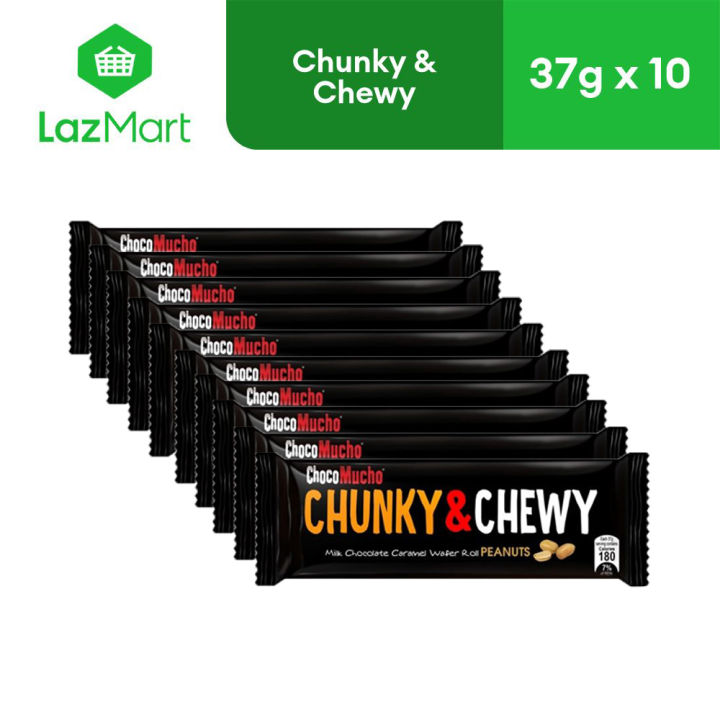 Choco Mucho Chunky & Chewy Display Box 37g x 10pcs | Lazada PH
