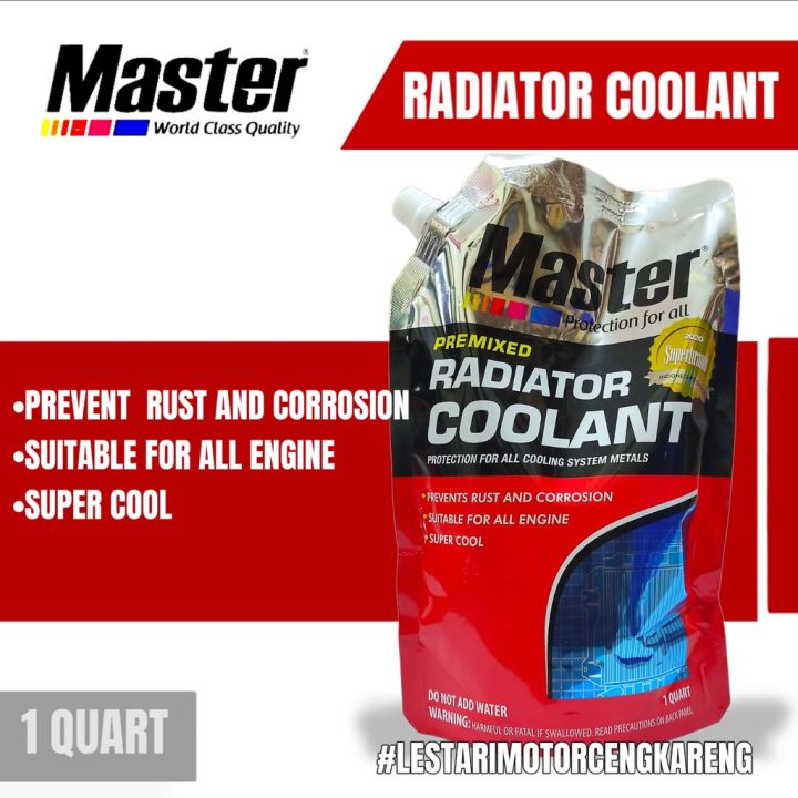 AIR RADIATOR MASTER USA COOLANT PREMIXED 1 LITER SUPER COOL ORIGINAL ...