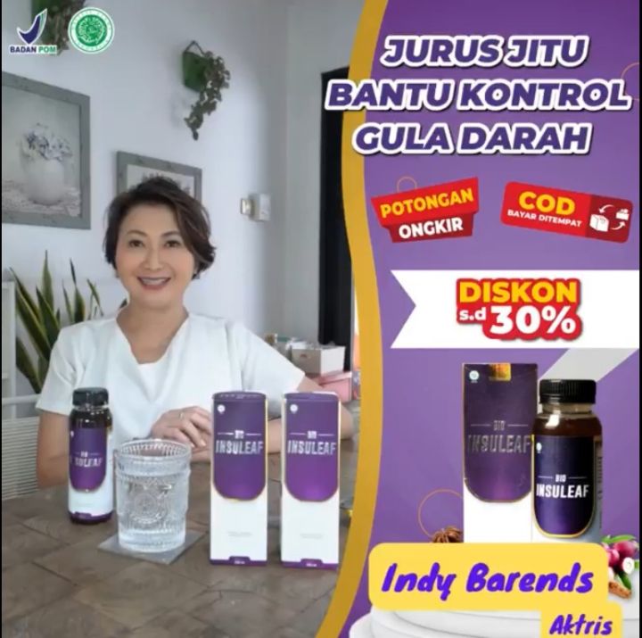 OBAT HERBAL DIABETES BIO INSULEAF [BPOM DAN HALAL] | Lazada Indonesia