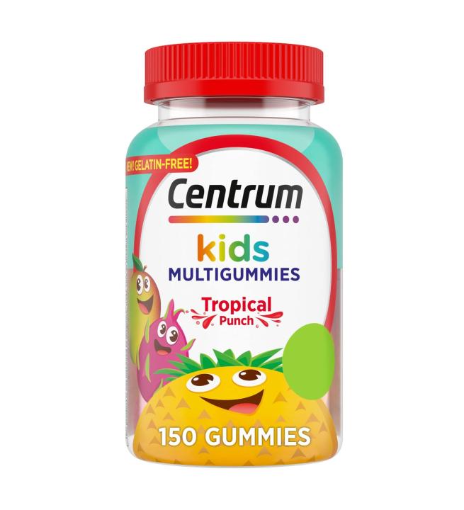 Centrum Kids MultiGummies Tropical Punch Multivitamin, 150 Gummies ...