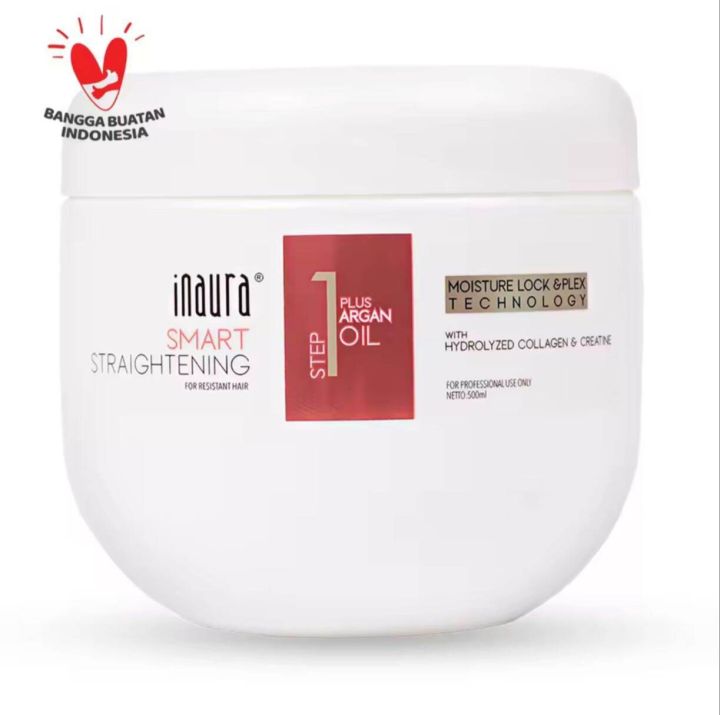 Inaura Smart Straightening 1kg & 600ml Reffil - Untuk Rambut Kribo ...