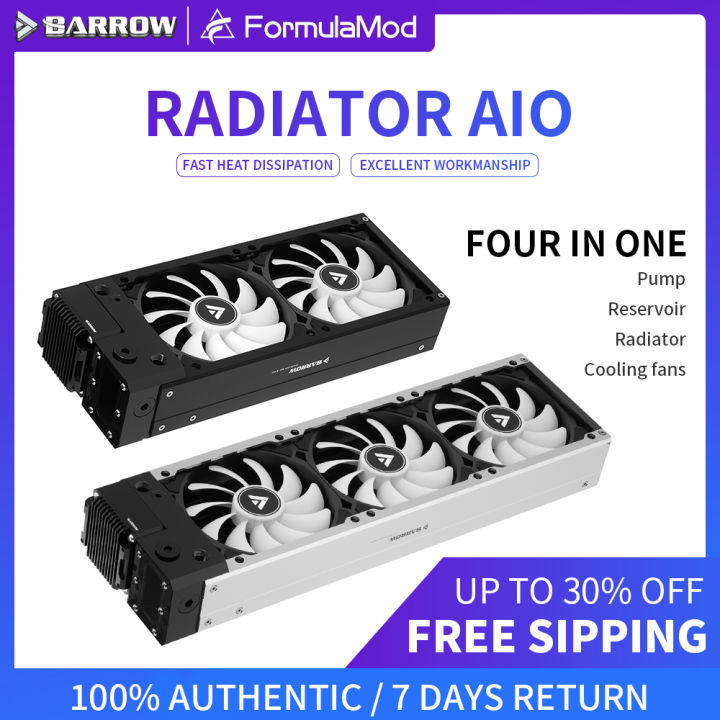 Barrow Integrated Pump Radiator Fan Combination AIO, For Water Cooling ...