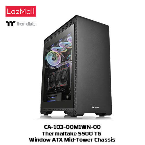 CA-1O3-00M1WN-00 Thermaltake S500 TG Window ATX Mid-Tower Chassis ...
