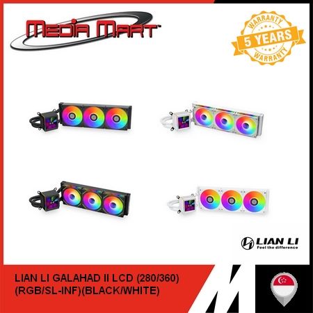 LIAN LI GALAHAD II TRINITY (360/280/240) RGB/SL-INFINITY/PERFORMANCE ...