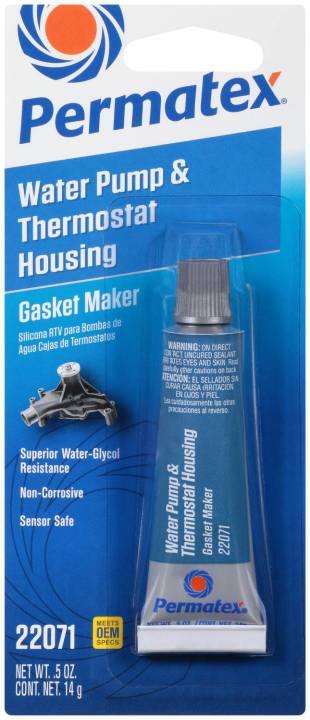 Permatex Water Pump and Thermostat Housing RTV Silicone Gasket Maker, 0 ...