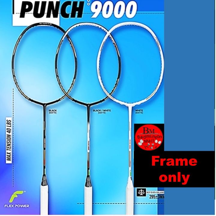 Flex TJ Power PUNCH 9000 ATTACKING【NO STRING】ORIGINAL Badminton Racket ...