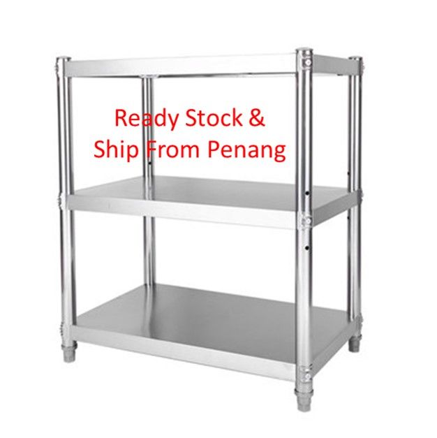 Stainless Steel 3Tier and 5Tier multi storage Rack | Lazada