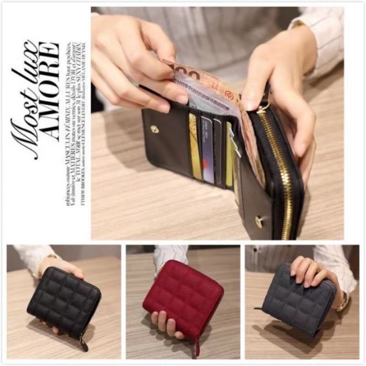 KIKI Ph Korean Wallet PU Leather Mini Wallet Card Key Holder | Lazada PH