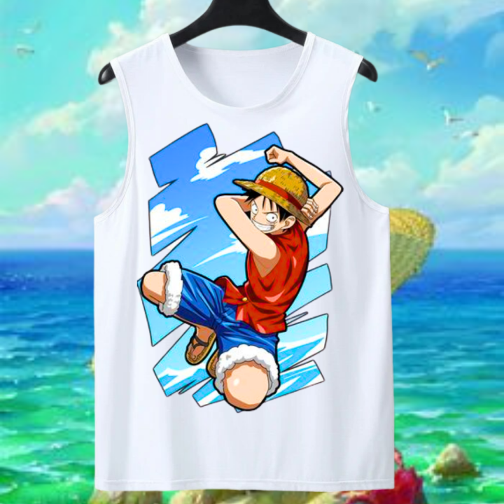 BWM 1 Piece White Muscle Sando ONEPIECE Designs Character Tees" - for ...
