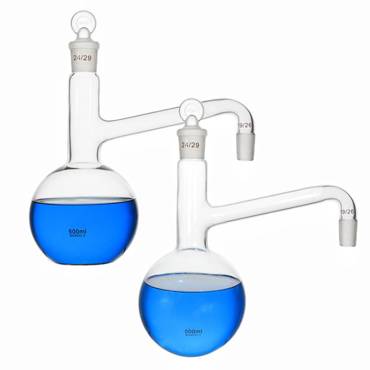 Distillation Flask 500 mL Glass Flask Use For Use For Making Distilled ...