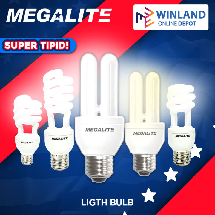 Megalite by Winland energy Saving DAYLIGHT / WARM WHITE Lamp Light Bulb ...