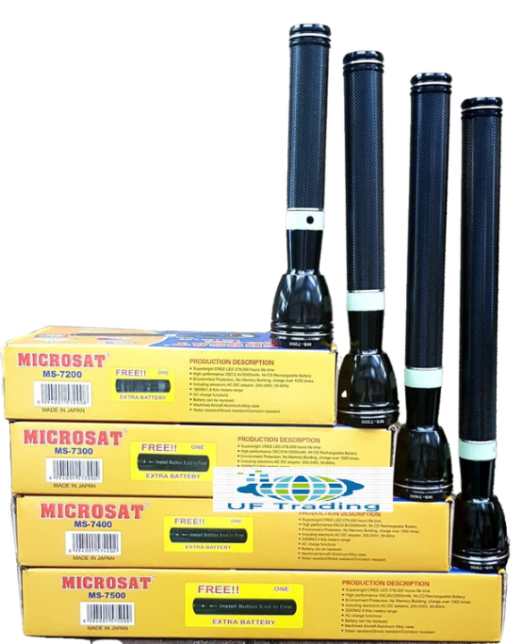 JAPAN LONG RANGE TACTICAL TORCH MICROSAT JAPAN RECHARGEABLE 5xSC ...