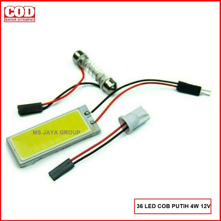 Lampu Kabin Plafon Mobil LED COB Plasma 16 Titik 4W 12V Nyala Warna ...