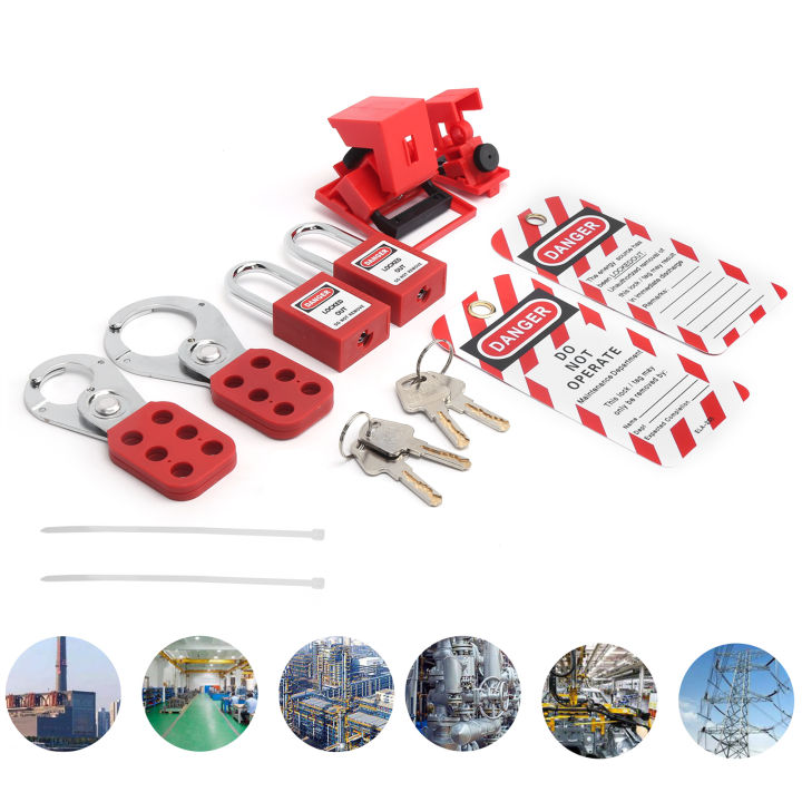 Lockout Hasp Kit Safety Lockout Locks for Lock Out Tag Out Stations ...