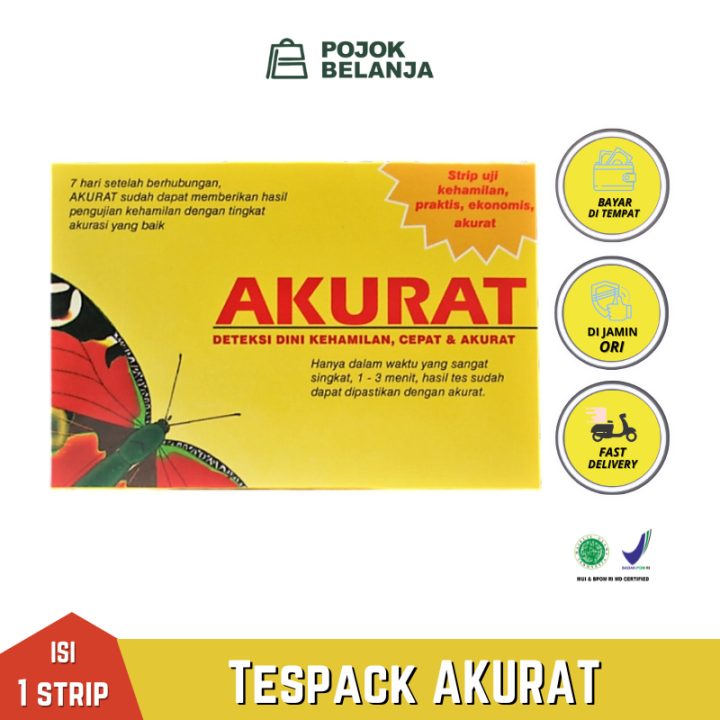 Test Pack AKURAT Alat Tes Kehamilan Testpack Strip | Lazada Indonesia