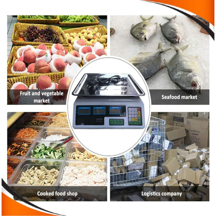 ACB1147 40kg Kitchen Digital Electronic Weighing Scale Food Meat | Lazada