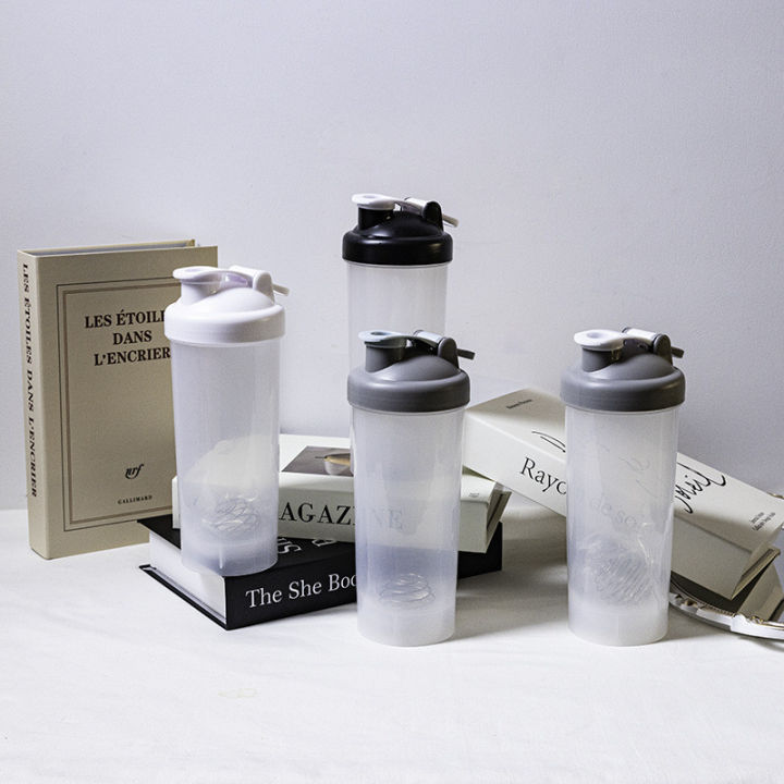 600ml Protein Powder Shaker Blending Cup Gym Handle Sports Water Cup ...