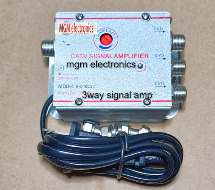 CATV Signal Amplifier Booster 3WAY Splitter | Lazada PH