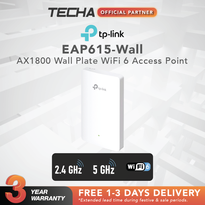 [FAST SHIP] TP-Link EAP615-Wall | AX1800 Wall Plate Wi-Fi 6 Access ...