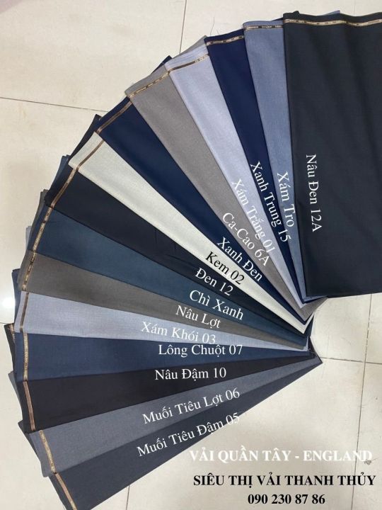 VẢI QUẦN TÂY NAM CASHMERE HÀNG - KHÔNG CO GIÃN - TRUNG CẤP | Lazada.vn