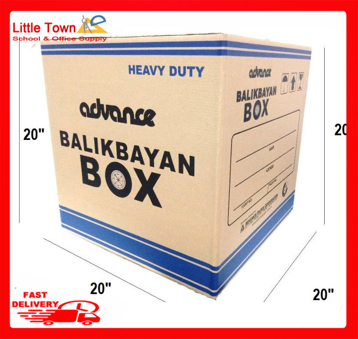Travel Advance Balikbayan Box Heavy Duty Brown Storage Box with 1pc ...