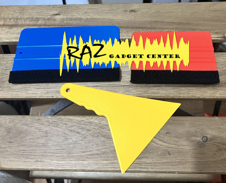 Squeegee & Triangular Film Scraper for Car Sticker Application | Lazada PH