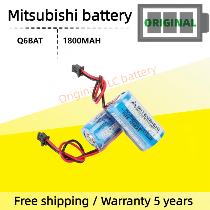 Original Mitsubishi Q6BAT CR17335SE-R 3V lithium battery PLC equipment ...
