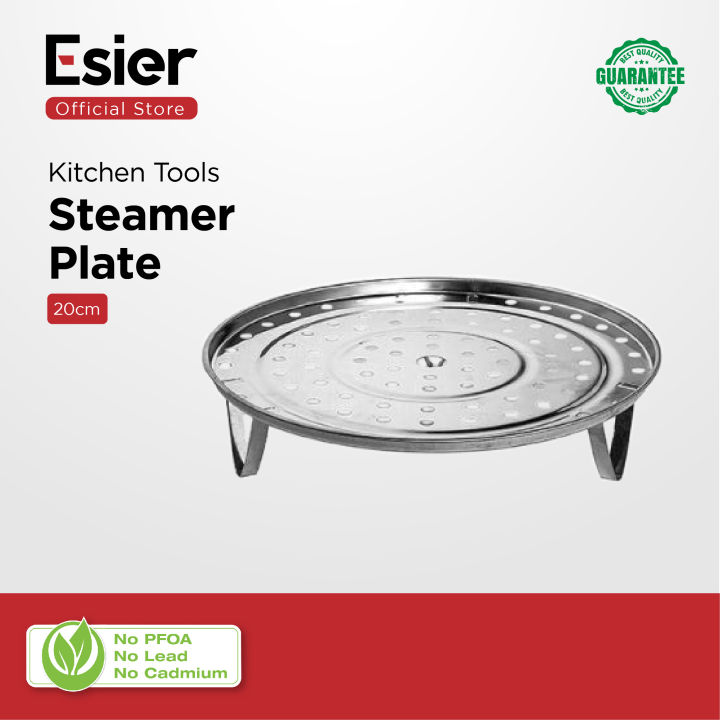 Esier Steamer Plate Stainless - Piring Kukusan 20cm | Lazada Indonesia