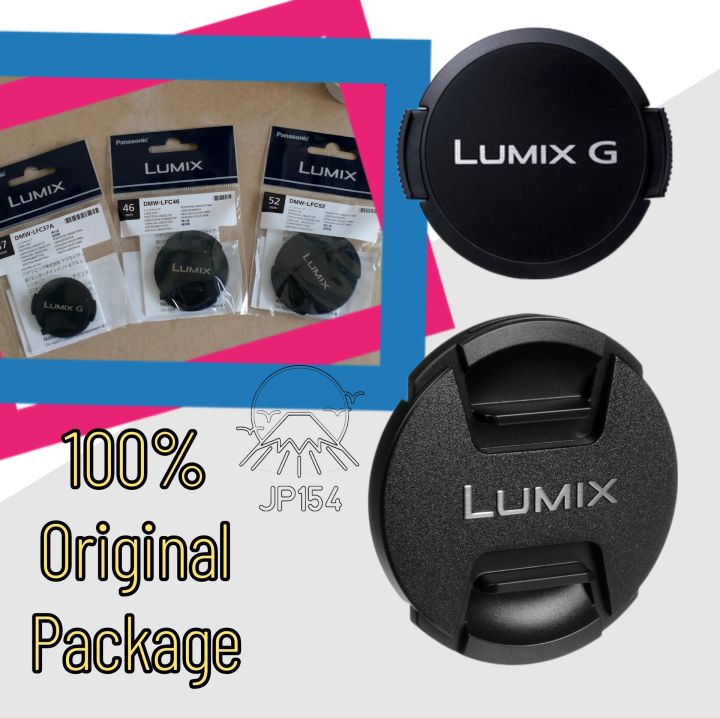 แท้ ฝาปิดเลนส์ Panasonic Lumix Lens Cap 37mm 46mm 52mm 58mm 62mm Lumix ...