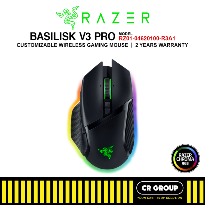 Razer Basilisk V3 Pro Wireless Gaming Mouse (2Yrs Razer Warranty ...