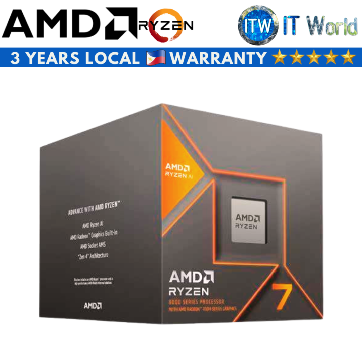 AMD Ryzen 7 8700G 8-Cores 16-Threads Desktop Processor with Wraith Stealth Cooler | Lazada PH