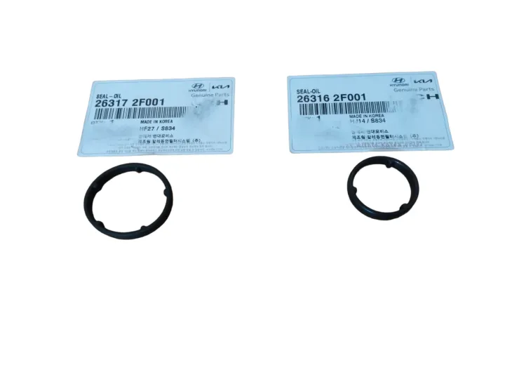 [ORIGINAL] 263162F001*2 + 263172F001*2 SEAL OIL(Oil cooler O-ring 1SET ...