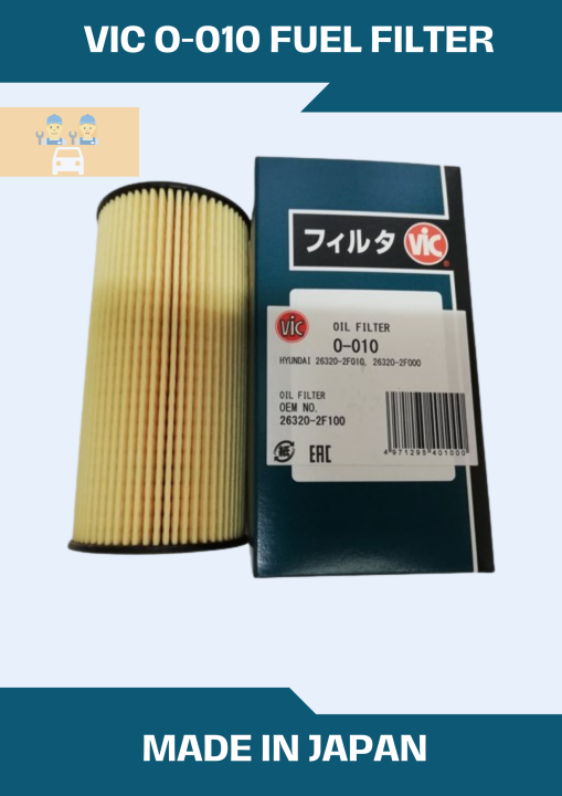 VIC 0-010 Oil Filter Japan for Hyundai Tucson 2016 - onwards (26320 ...