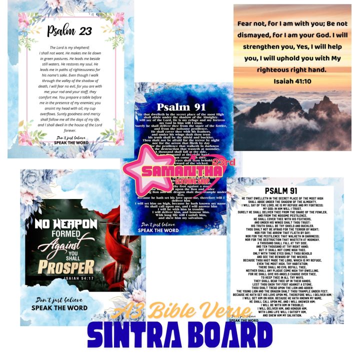 Bible verse Sintra Board Display | Lazada PH