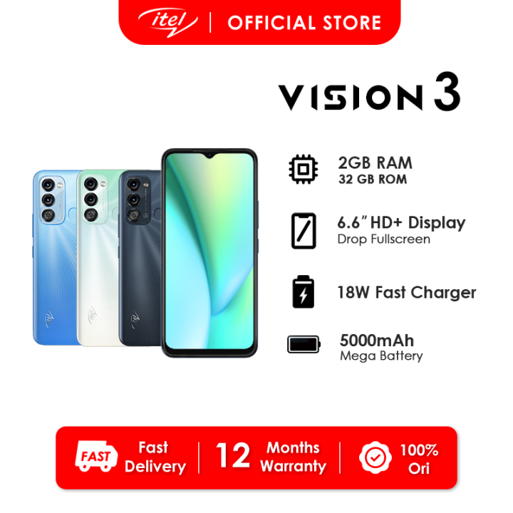 itel Vision 3 (2GB/32GB) | Lazada PH