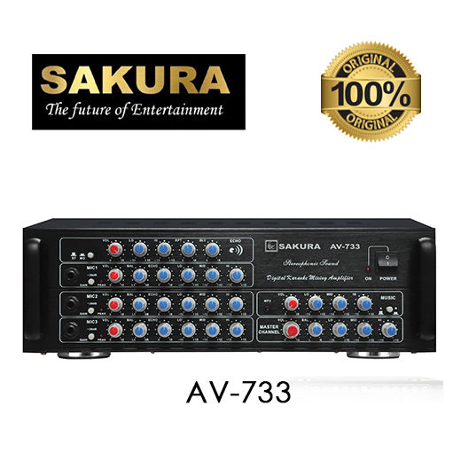 AV-733 SAKURA AMPLIFIER WITH MUSIC & MIC | Lazada PH