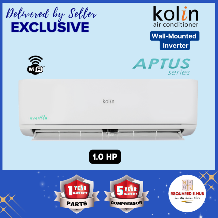 Kolin Split Type Aptus Series Inverter Wifi R32 Ionizer 4-Way Swing ...