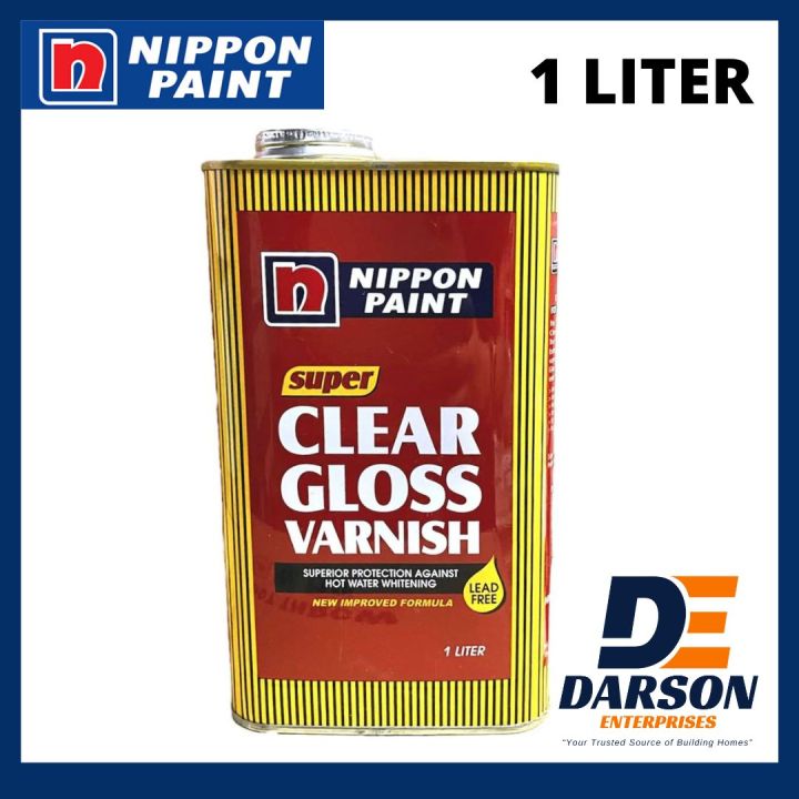 NIPPON Super Clear Gloss Varnish 1 LITER | Lazada PH