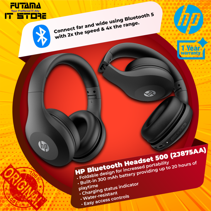 HP Bluetooth Headset 500 (2J875AA) | Lazada