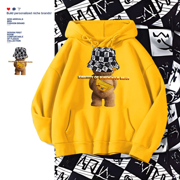 L403เสื้อฮู้ดแขนยาวผ้านุ่มใสสบายฯ ลายสวยแฟชั่งได้ทั้งชายและหญิง ...