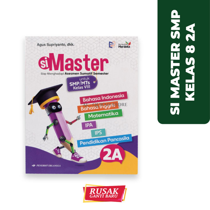 Buku Si Master Merdeka Smp Kelas 8 Buku Soal Akm Penilaian Siswa Buku Asesmen Sumatif ...