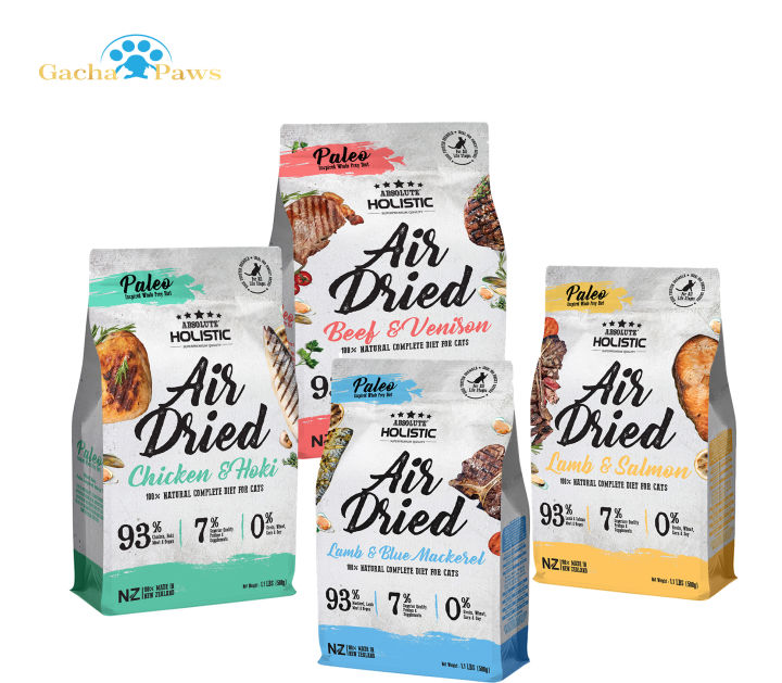 Absolute Holistic Air Dried CAT Food 500g (Flavours: Beef & Venison ... Absolute Holistic Air Dried CAT Food 500g (Flavours: Beef & Venison ...