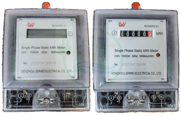 LW DIGITAL / ANALOG SINGLE PHASE / 3 PHASE STATIC kWH METER (SUB METER ...