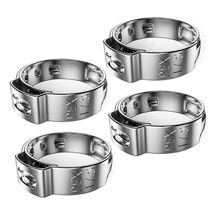 (ETPD) 100Pack 1/2 Inch Pex Cinch Rings Accessories 304 Stainless Steel ...
